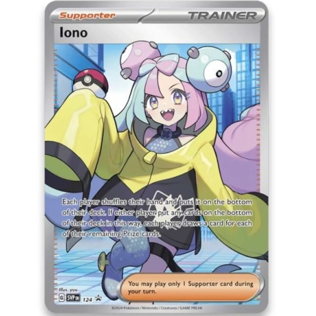 Iono – SVP124 – Full Art Holo Promo – ENG – IRGamers Club